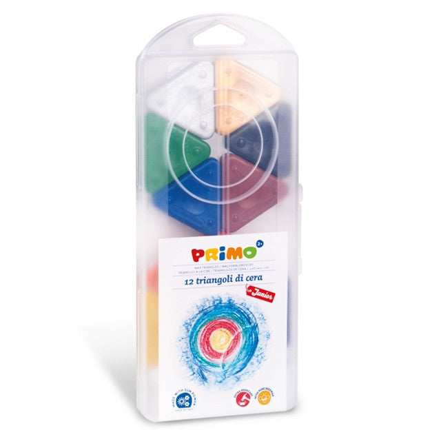 Primo Wax Crayon Triangles, Set of 12 – Sakr Stationery