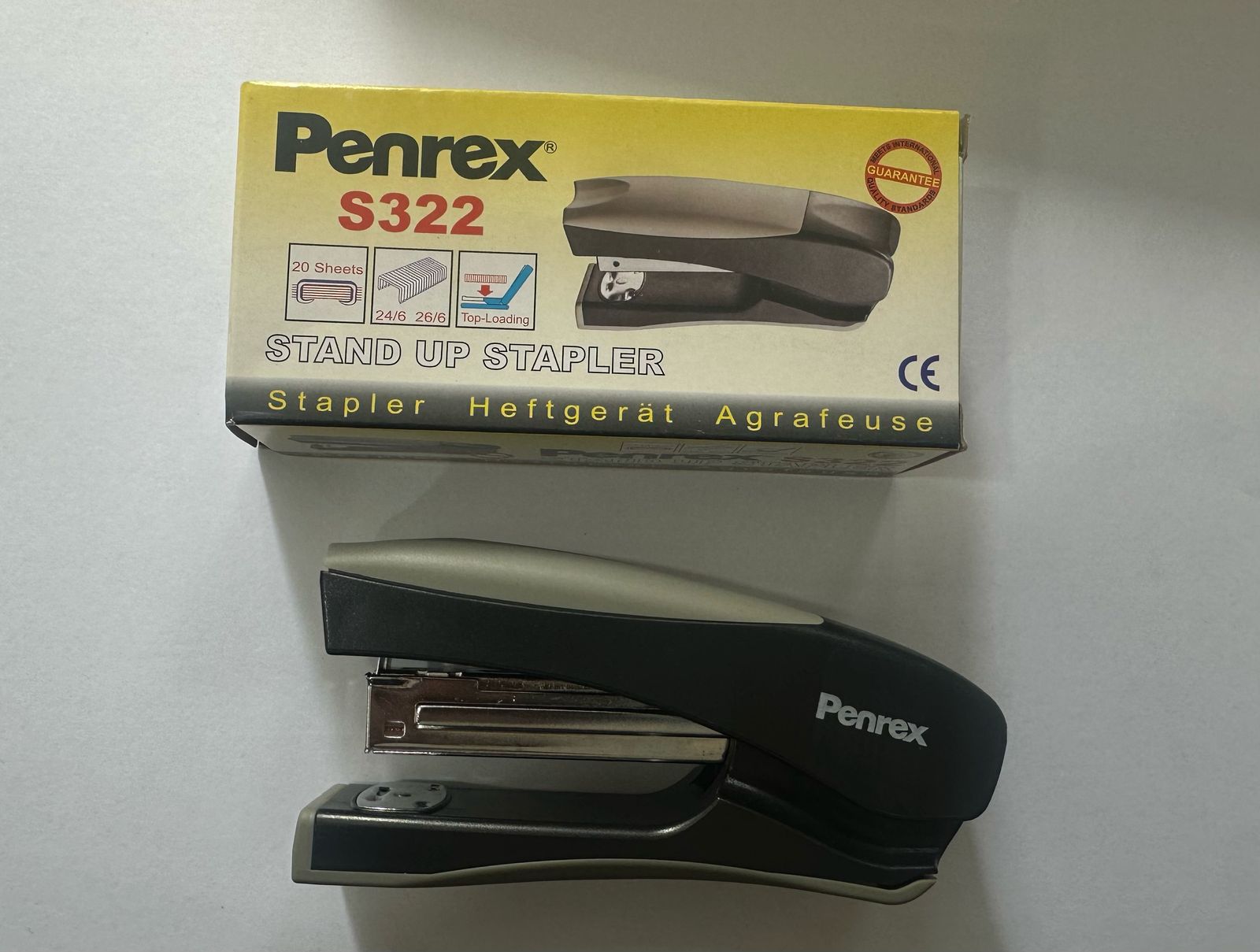 Penrex S322 Stand Up Stapler- 20 sheets – Sakr Stationery